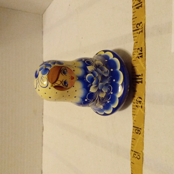 Source Unknown | Accents | Vintage Roly Poly Musical Wooden Doll | Poshmark